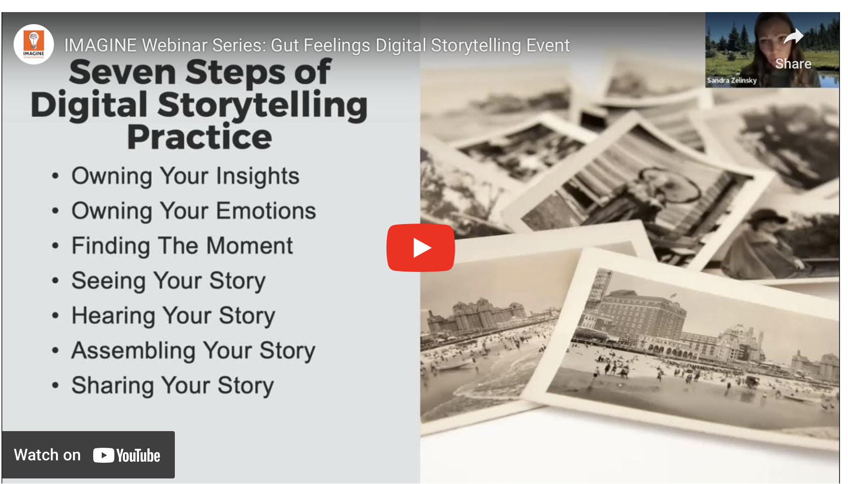 IMAGINE Webinar Series: Gut Feelings Digital Storytelling Event - IMAGINE